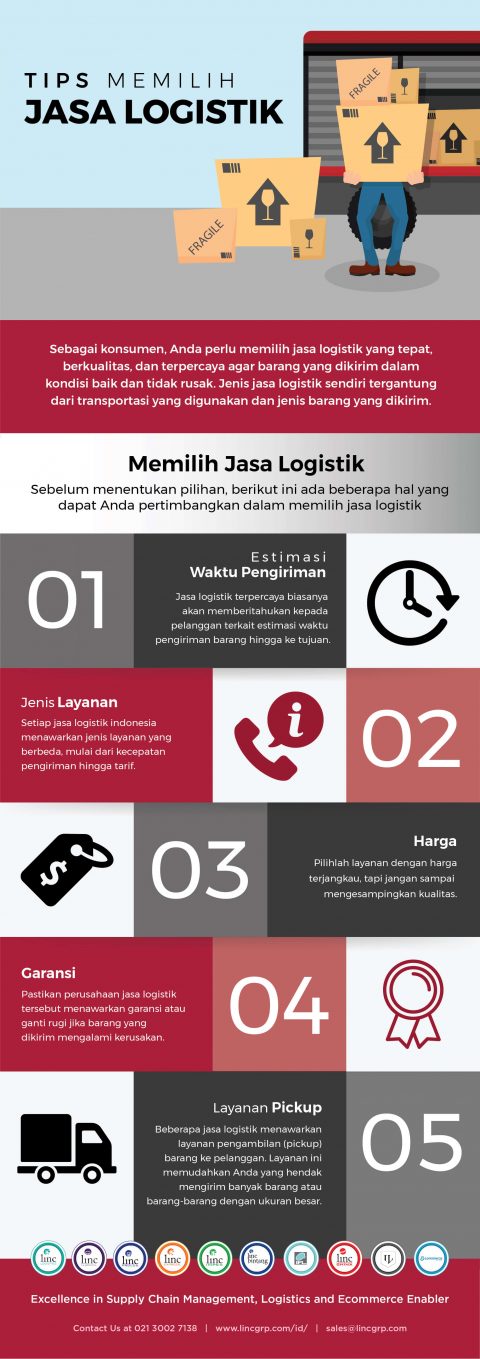 Infographic: Tips Choose Services Logistics - Linc Group